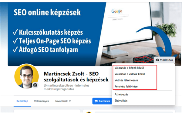 Facebook borítókép méret 2026-ban | Martincsek Zsolt